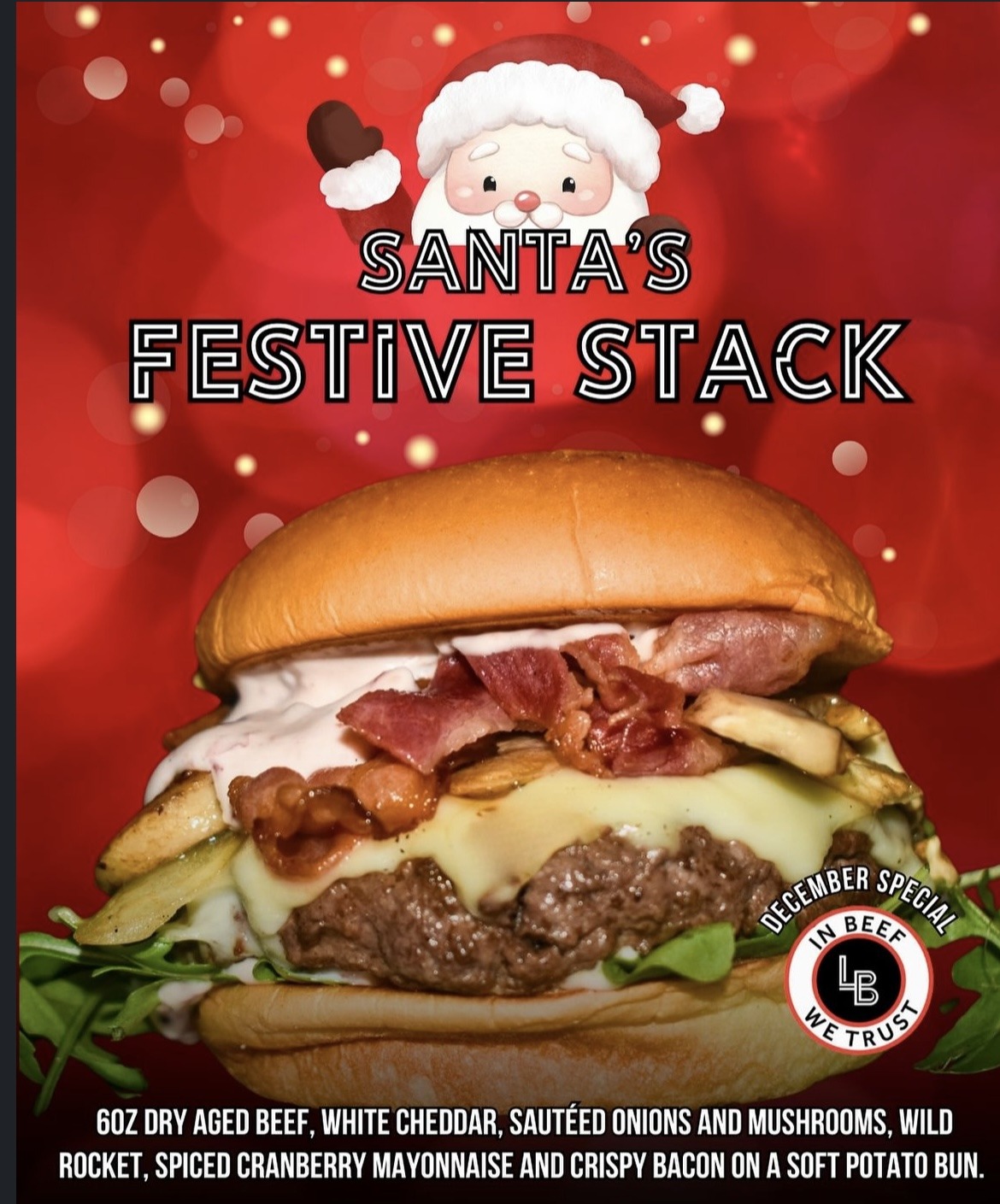 SPECIAL – Santas Festive Stack – Locke Burger Castletroy